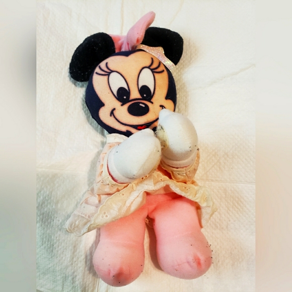 Mattel | Toys | Vintage 984 Mattel Disney Baby Minnie Mouse Plush ...